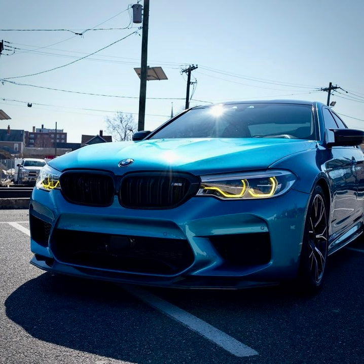 BMW M5 5 Series M5 CSL 2017-20 CSL Yellow Headlight DRL Module Upgrade – Black Ops Auto Works