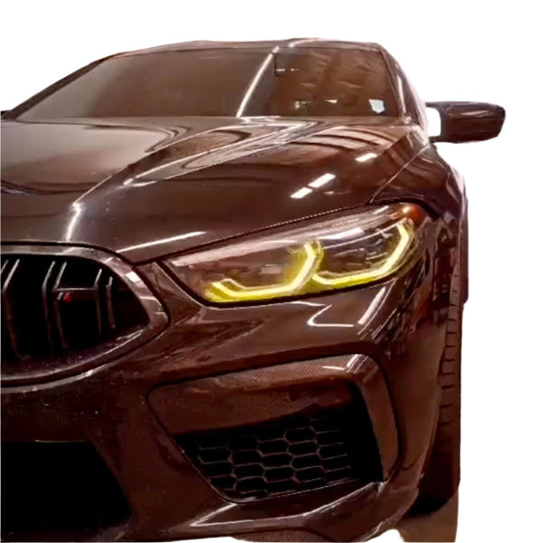 BMW M8 8 Series 2019-Present CSL Yellow Headlight DRL Module Upgrade | Black Ops Auto Works