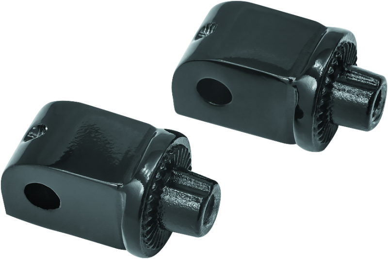 Kuryakyn Splined Adapter Honda & Yamaha Gloss Black | Black Ops Auto Works