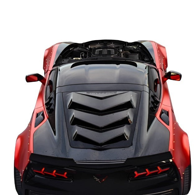 2014-2019 C7 Corvette Stingray Louvers - Dare 2B Different – Black Ops ...