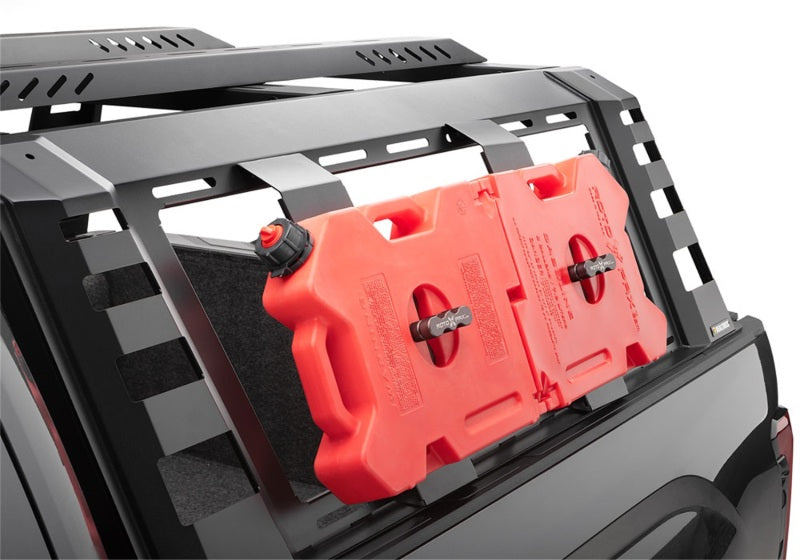 RealTruck 19-24 Ram 1500 5.7ft. Bed Ascend Overland Truck Rack | Black ...