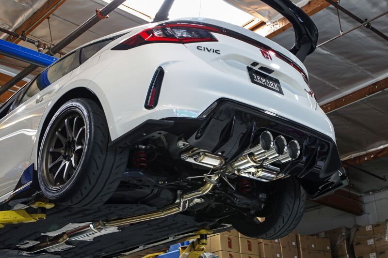 Remark 2023+ Honda Civic Type-R (FL5) Triple Tip Catback Exhaust w/ Tr ...