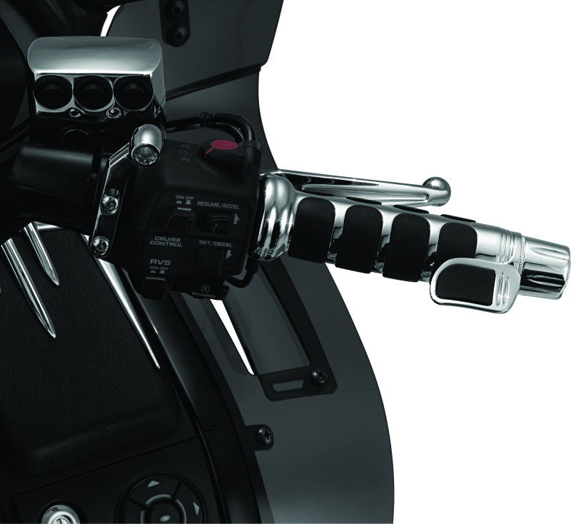 Kuryakyn Contoured ISO Throttle Boss For GL1800 Models Chrome – Black ...