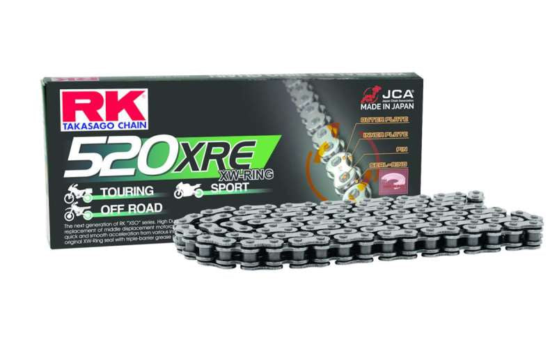 RK Chain 520XRE-100L XW-RING NATURAL – Black Ops Auto Works