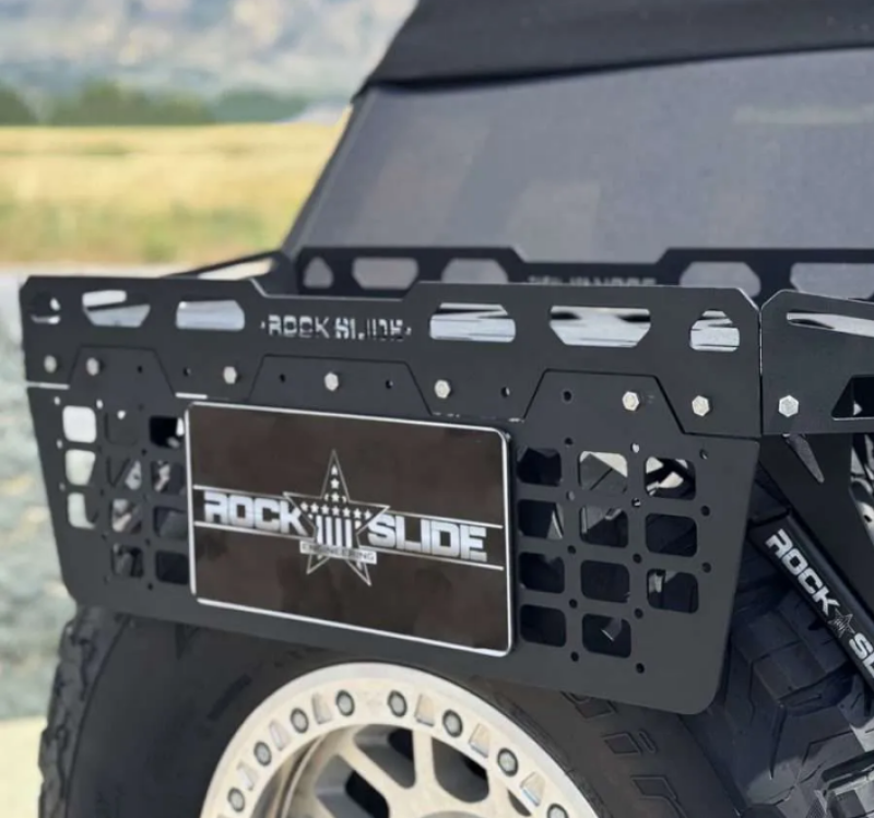 Rock Slide EZ Rack License Plate Panel Tray AC-TR-109 – Black Ops Auto ...