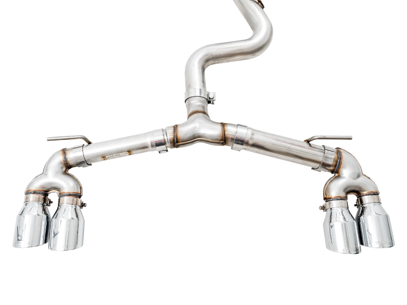 AWE Tuning Mk7 Golf R Track Edition Exhaust w/Chrome Silver Tips 102mm ...