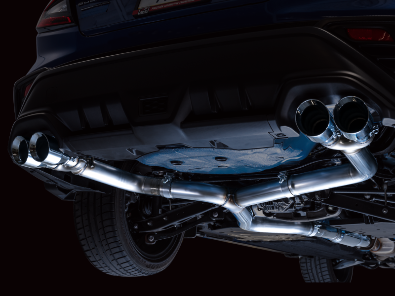 AWE Tuning 2022+ VB Subaru WRX Track Edition Exhaust - Chrome Silver T ...