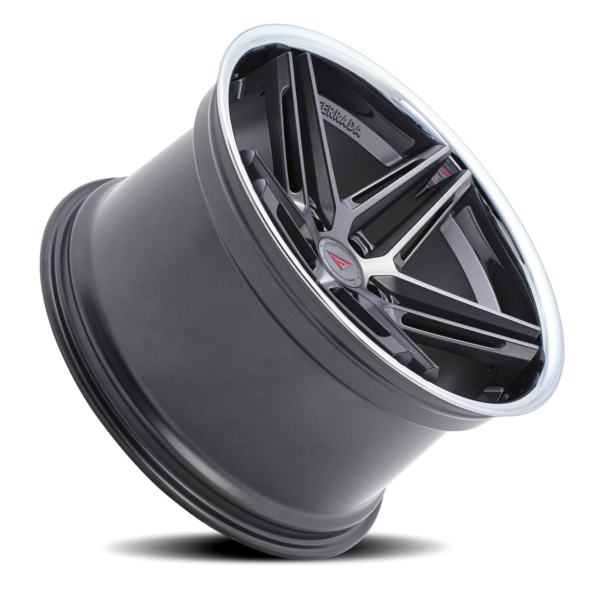 Ferrada CM1 MG 22x10.5 +40 5x112mm 66.56mm Matte Graphite Chrome Lip ...