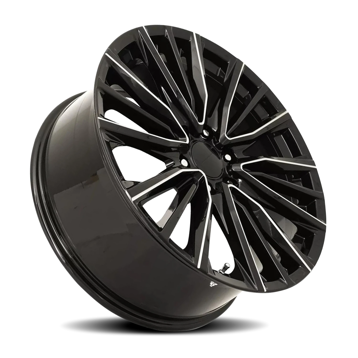 Factory Reproductions FR 205 Platinum V Replica BM 26x10 +28 6x139.7mm ...