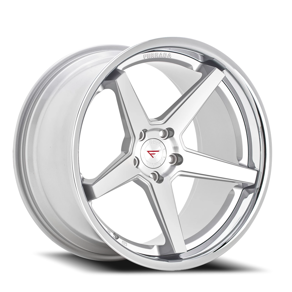 Ferrada FR3 MS 20x9 +25 5x114mm 73.1mm Machined Silver Chrome Lip – Black Ops Auto Works