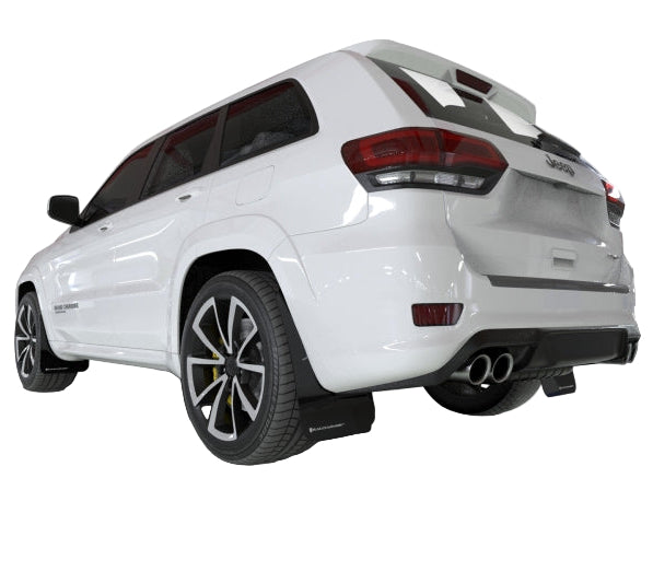 Rally Armor UR Mud Flaps Black Metallic Black Logo SRT Trackhawk ...