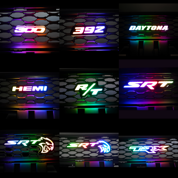 Mopar LED Multicolor Badges All 2005-2023 | Black Ops Auto Works