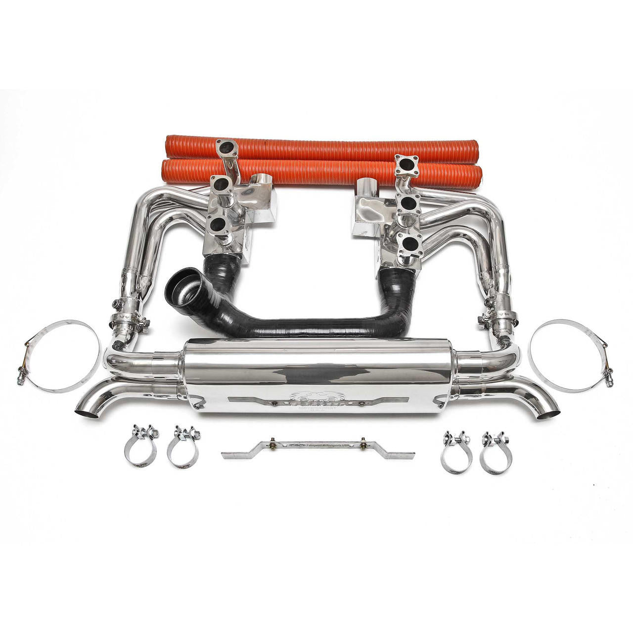 Fabspeed 1994-1998 Porsche 993 Carrera RSR Header Muffler Kit – Black ...