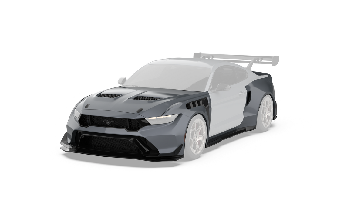 Robot Ford Mustang V5 GTR Widebody Kit for S550.1 & S550.2 – Black Ops ...