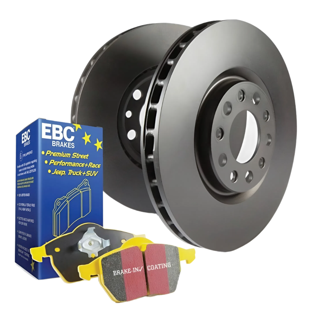 EBC S9KR1663 Brake Pad & Rotor Kit for 2020+ Audi A4 B9 2.0T Rear ...