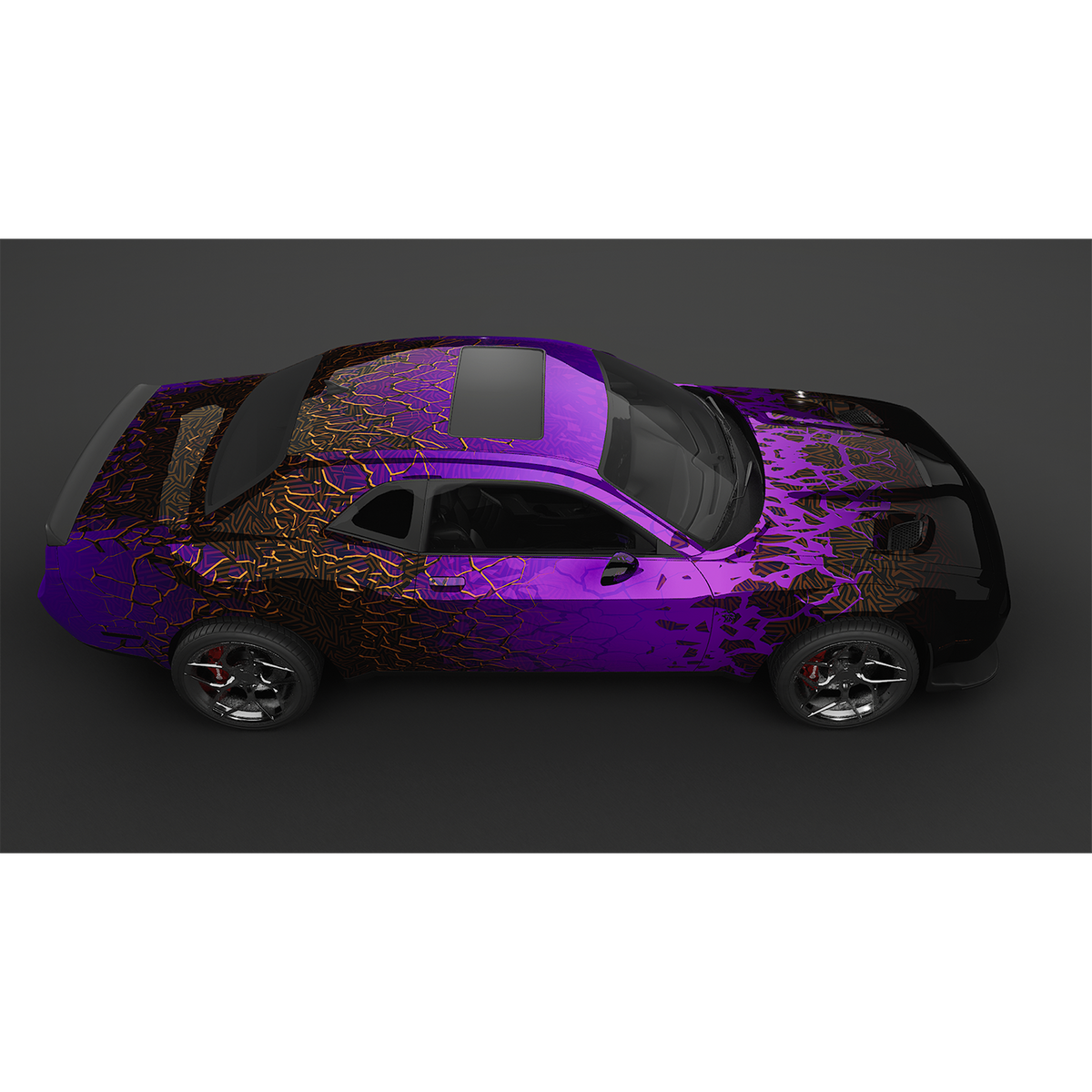 Vinyl Car Wrap Film - Shattered Illusions (Purple) – Black Ops Auto Works