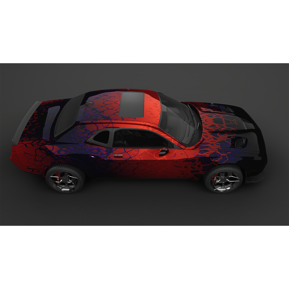 Vinyl Car Wrap Film - Shattered Illusions (Red) – Black Ops Auto Works