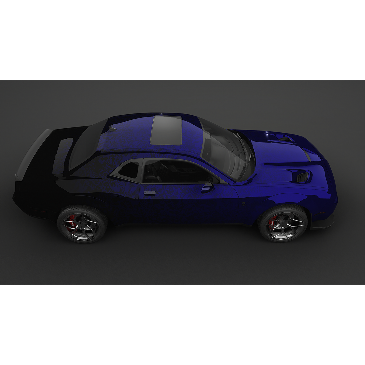 Vinyl Car Wrap Film - Skullyard (Blue) – Black Ops Auto Works