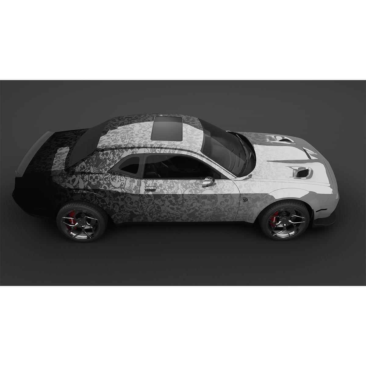 Vinyl Car Wrap Film - Skullyard (White) – Black Ops Auto Works
