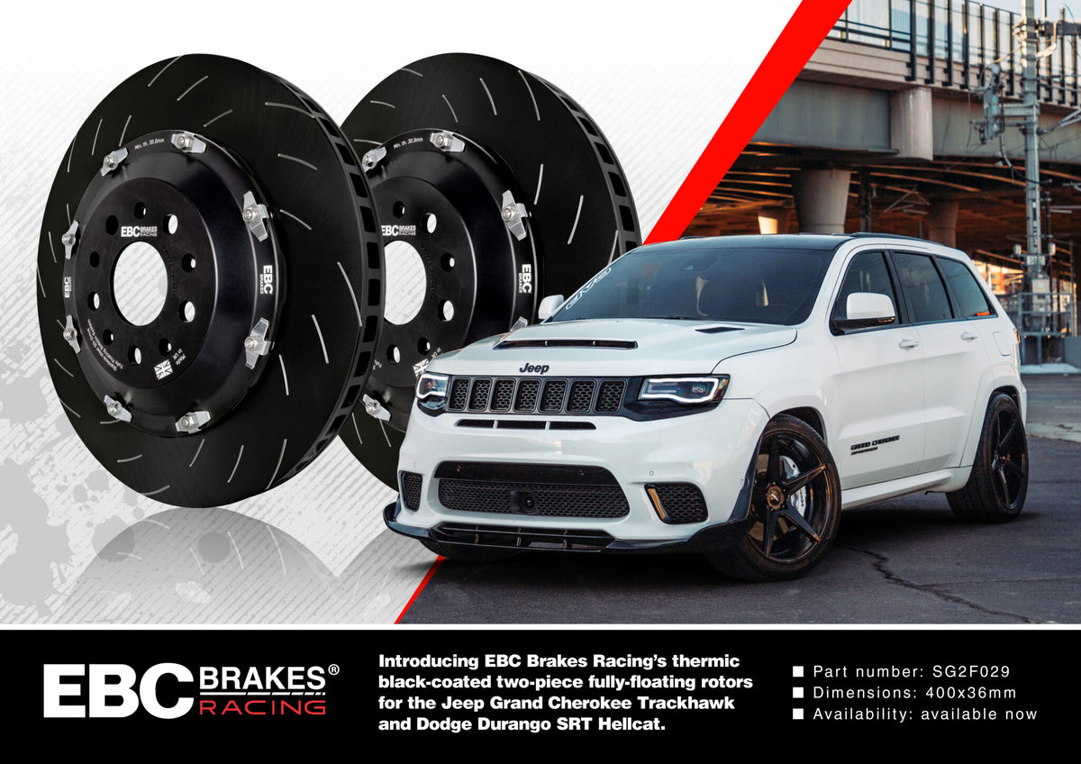 EBC Racing 18-21 Jeep Trackhawk |Hellcat Durango 2 Piece Front Rotors ...