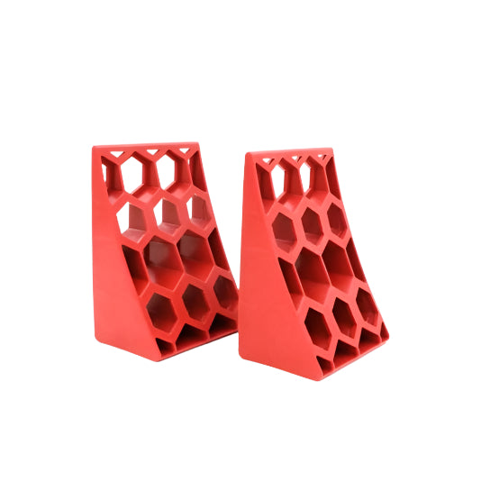 Weigh Safe Double Wheel Chock Set - 4 Wheel Chocks – Black Ops Auto Works