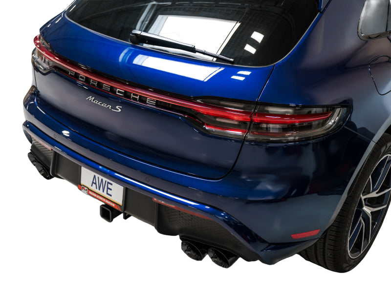 AWE Touring Edition Exhaust Porsche Macan 2.9TT Diamond Black Tips ...