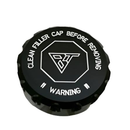Billet Technology Brake Fluid Cap Cover Dodge Jeep Chrysler Ram | Black ...
