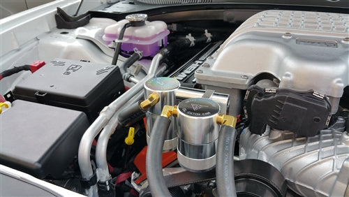 Billet Technology Crank Case Over Flow Catch Can Dodge Durango Hellcat ...