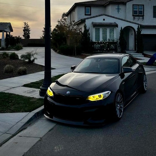 BMW M2 2 Series 2014-17 CSL Yellow Headlight DRL Module Upgrade | Black ...