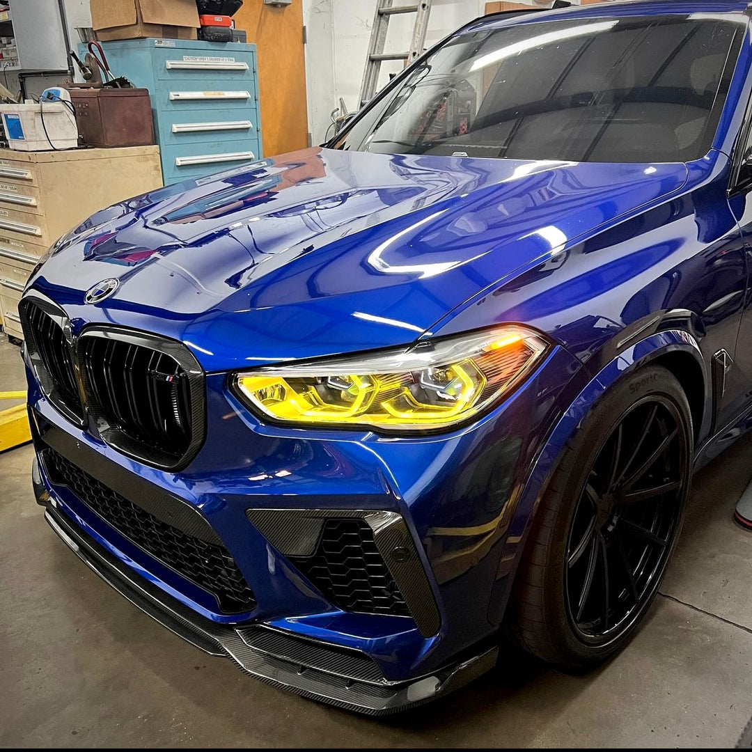 BMW X5 X6 X5M X6M 2019-Present CSL Yellow Headlight DRL Module Upgrade ...