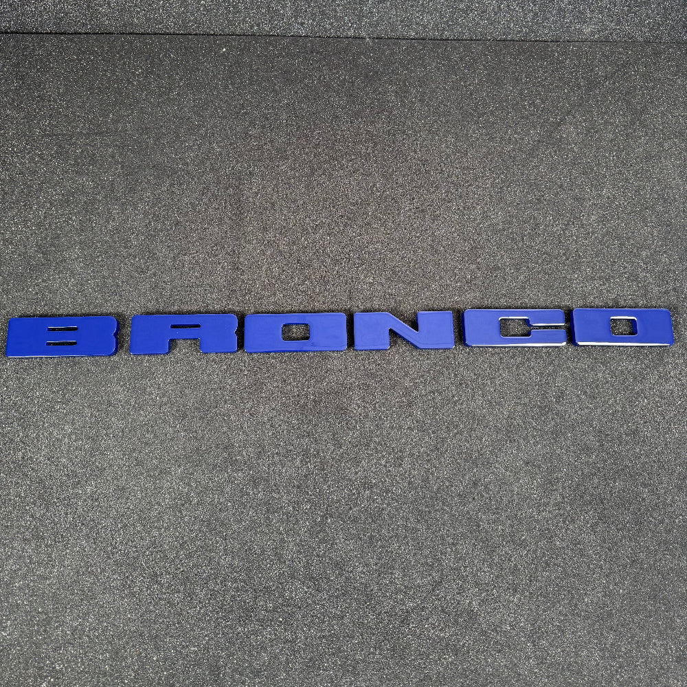Bronco Grille Letter Covers - OEM Color Matched – Black Ops Auto Works