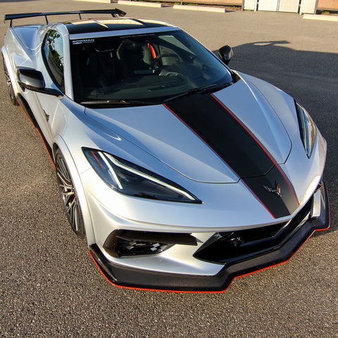 Chevrolet Corvette C8 Carbon Fiber Front Splitter – Black Ops Auto Works