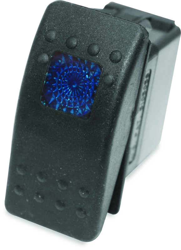 DragonFire Racing Lighted Switch On/Off Rocker Switch Blue Lite – Black ...