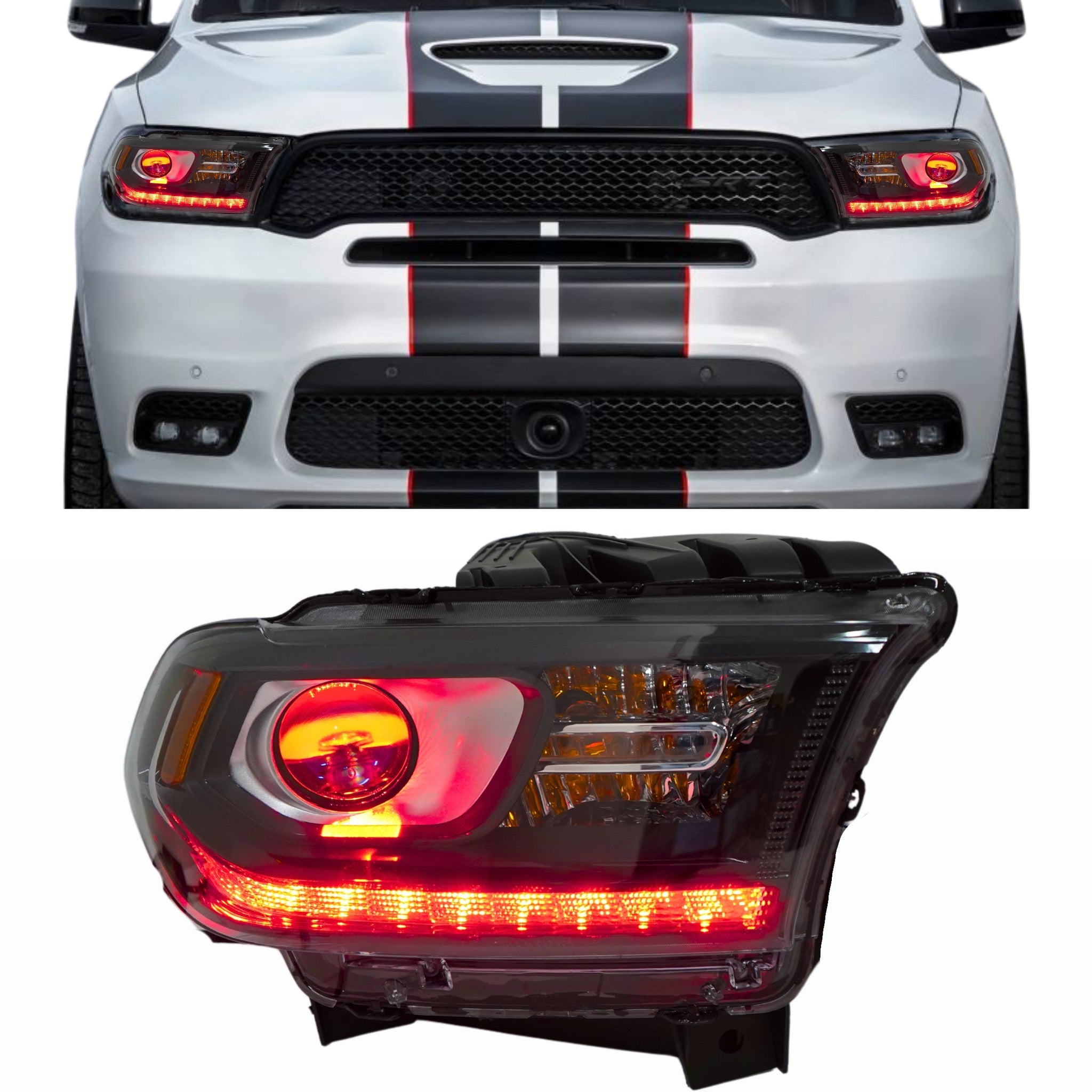 RGB Halo Kits 2014-2020 Dodge Durango Multicolor DRL Boards – Black Ops ...