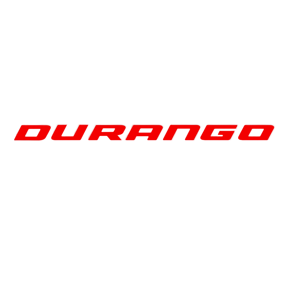 Custom Color-Matched DURANGO Rear Badge Emblem Dodge Durango – Black ...