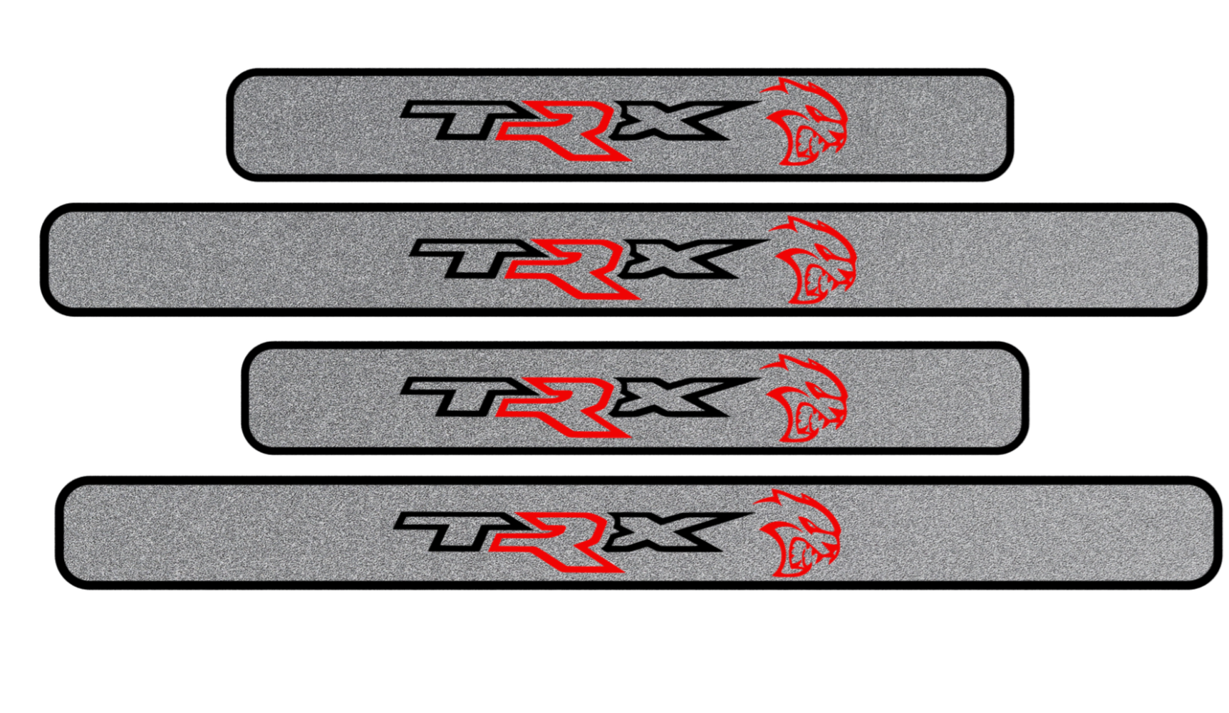 Dodge Ram TRX Hellcat / TRX Door Sill Plate 4pcs – Black Ops Auto Works