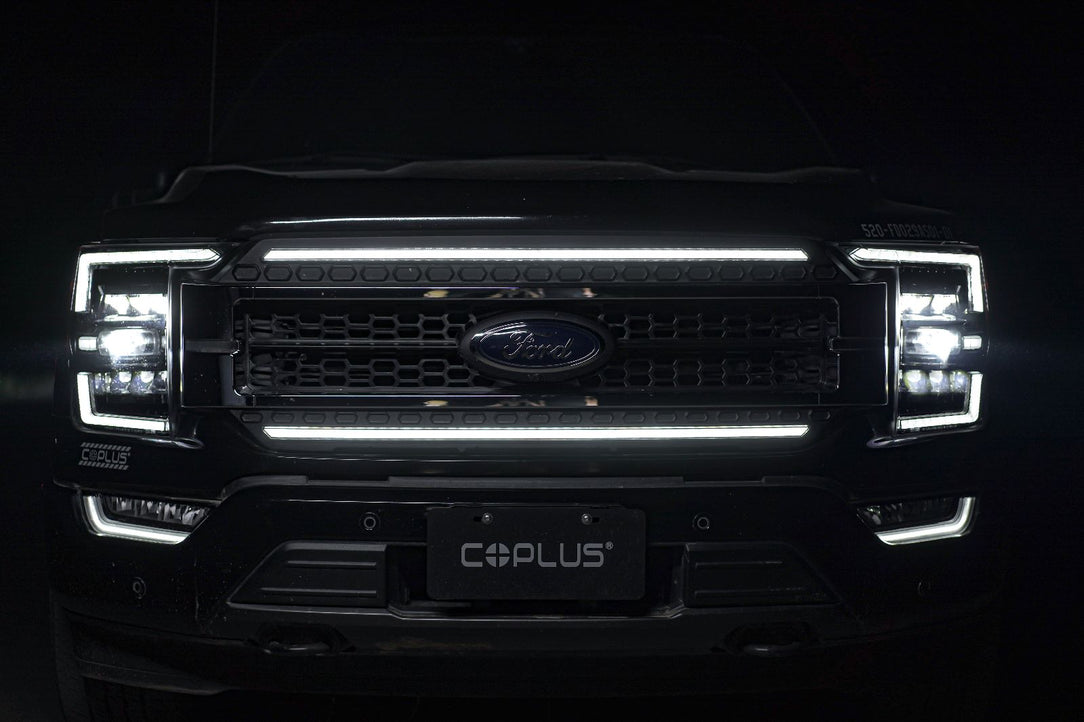 Essential Series LED DRL Grille 2021-23 Ford F-150 – Black Ops Auto Works