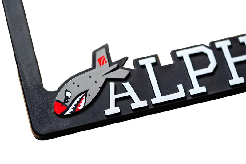 AMS Performance AMS / Alpha Army License Plate Frame | Black Ops Auto Works