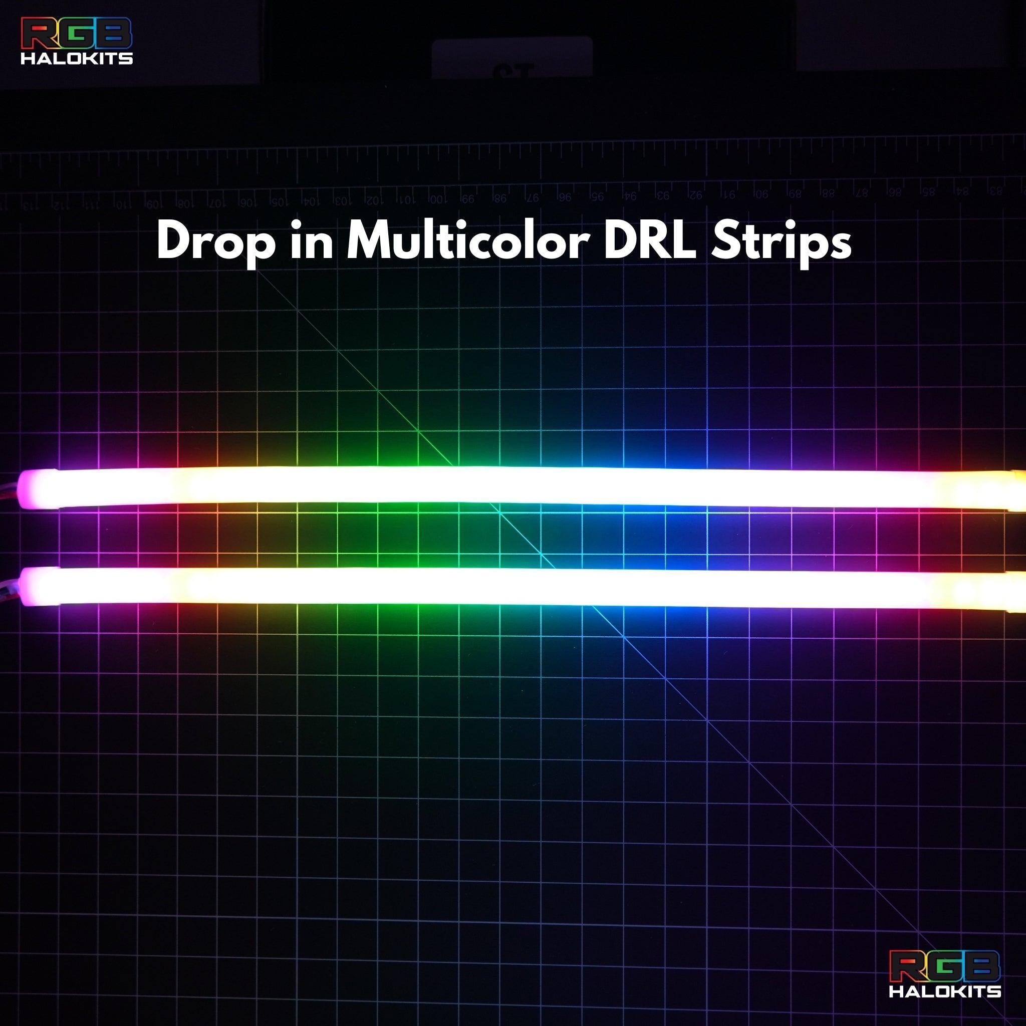 RGB Halo Kits 2016-2021 Honda Civic Flow Series DRL Boards – Black Ops ...