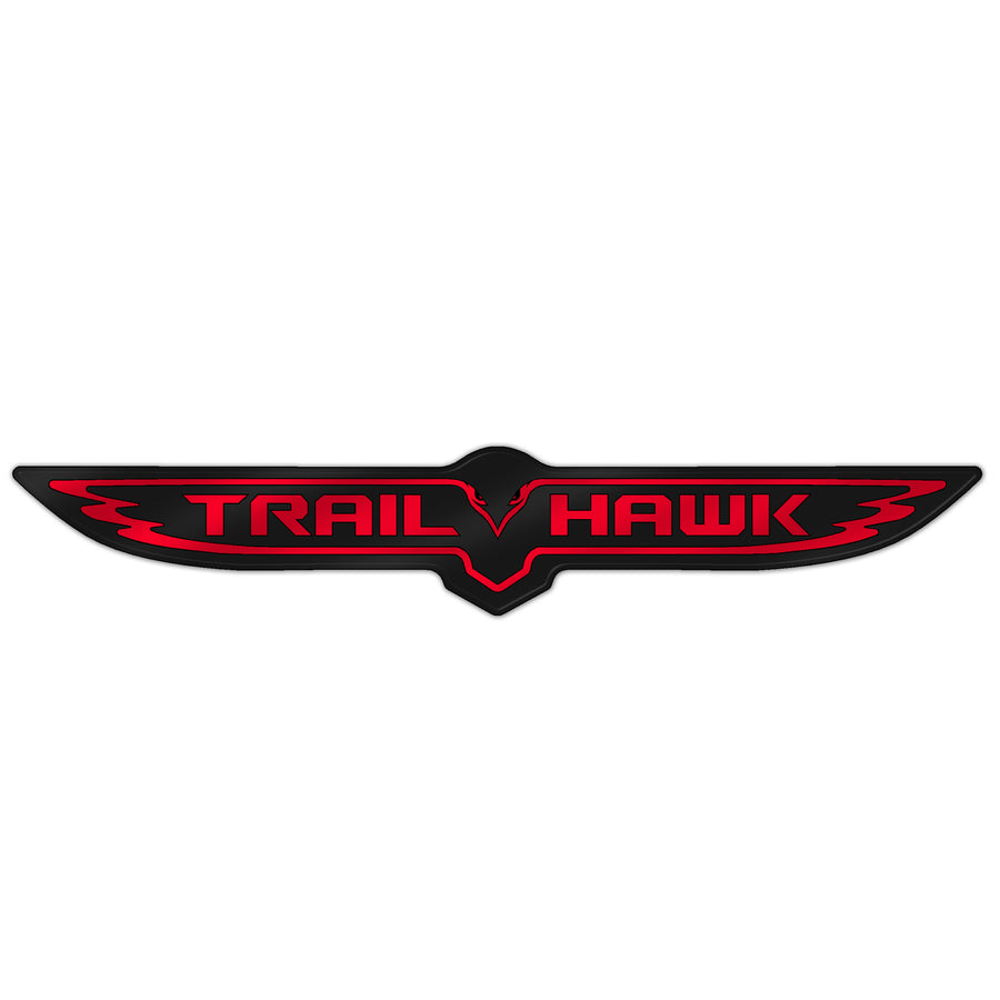 Matte Trailhawk V2 Trunk Badge | Black Ops Auto Works