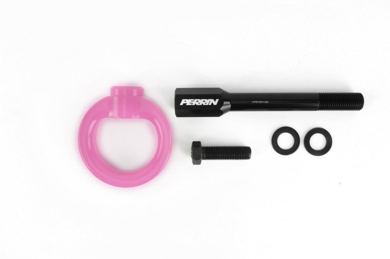 Perrin 02-07 Subaru WRX/STI Tow Hook Kit (Front) - Hyper Pink – Black ...