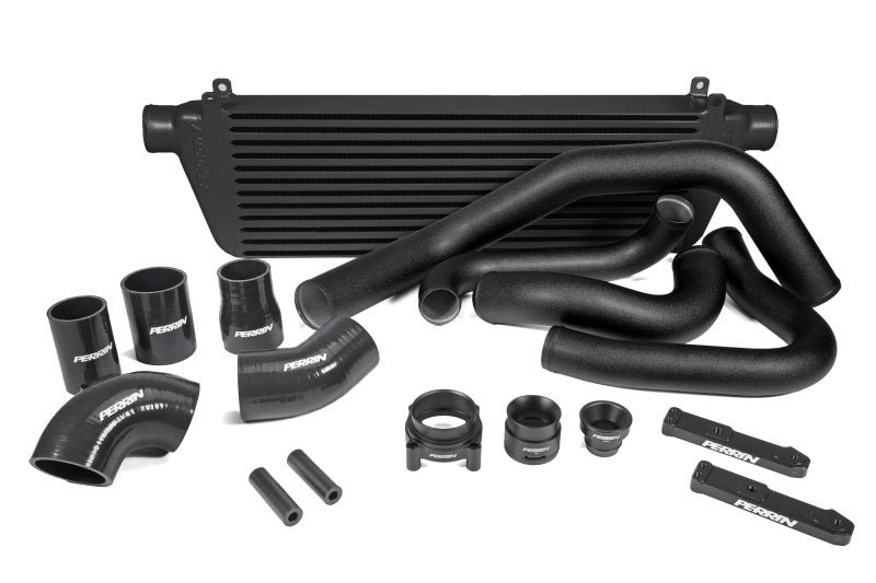 Perrin 22-23 Subaru WRX Front Mount Intercooler Kit (Black Tubes & Bla ...