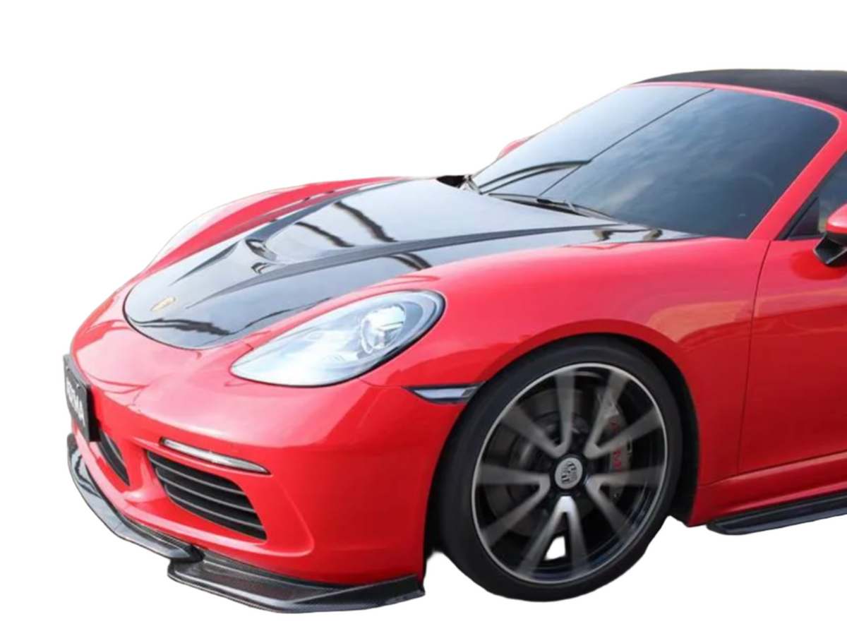 Porsche 718 Cayman and Boxster Carbon Fiber Aero Kit | Black Ops Auto Works