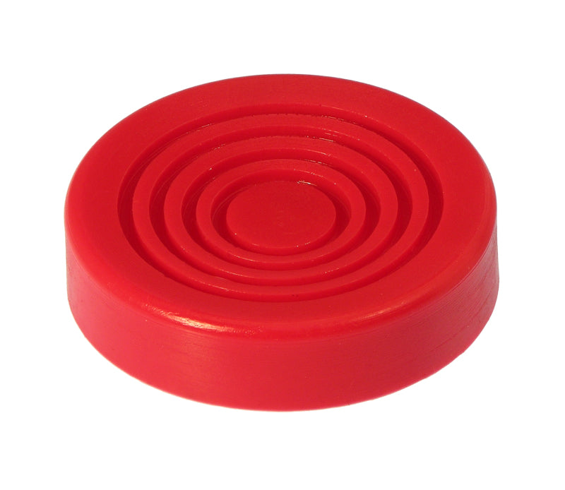 Prothane Universal Jack Pad 3in Diameter Model - Red – Black Ops Auto Works