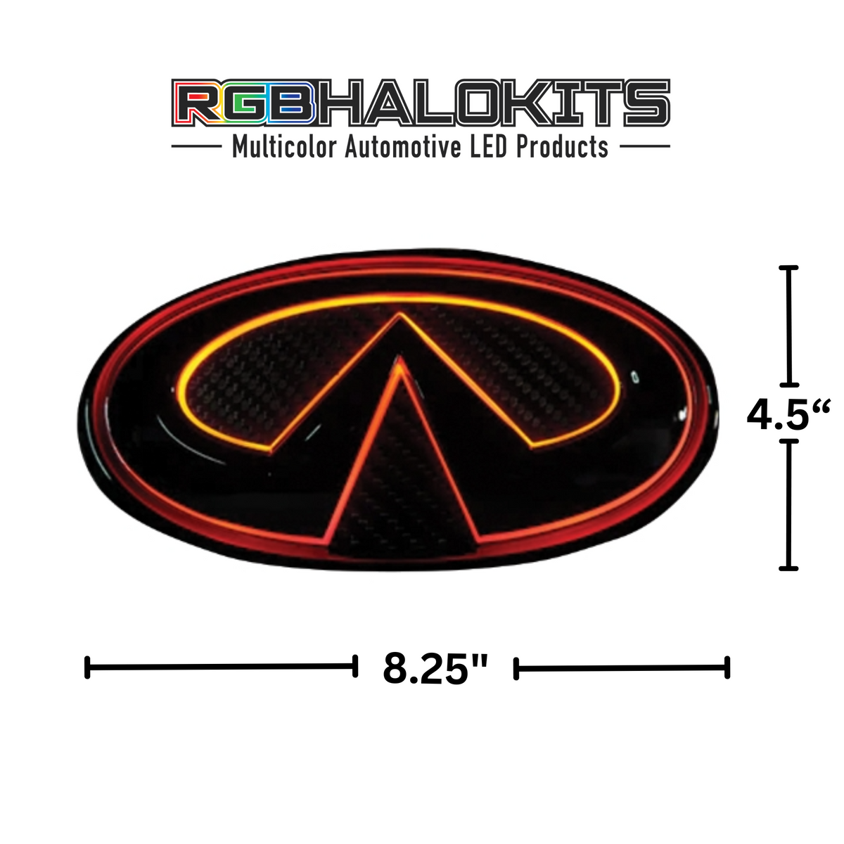 Infiniti Q60 RGB LED Emblem 2014-2022 – Black Ops Auto Works