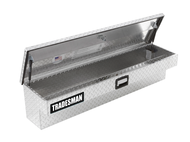 Tradesman Aluminum Side Bin Truck Tool Box (48in.) - Brite – Black Ops ...