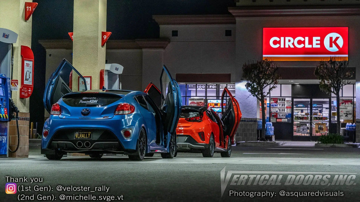 Vertical Doors Hyundai Veloster 2019-2023 | Black Ops Auto Works