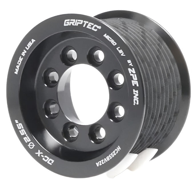 ZPE GripTec® 10 Rib 2pc HellCat L3V Black Pulley Only | Black Ops Auto ...