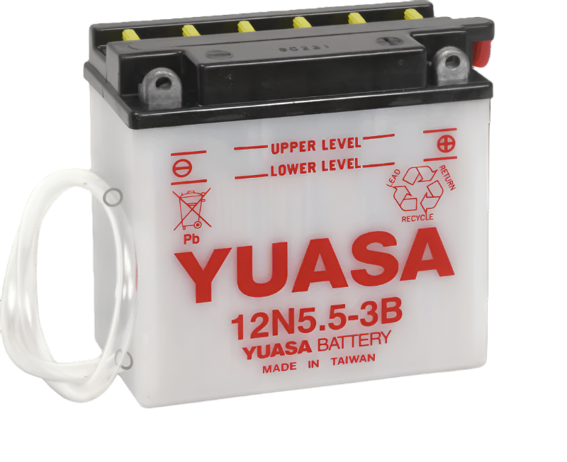 Yuasa 12N5.5-3B Conventional 12 Volt Battery – Black Ops Auto Works