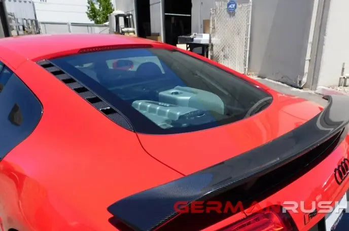 Audi R8 Rear Engine Vents Coupe Carbon Fiber 2007-2014 – Black Ops Auto ...